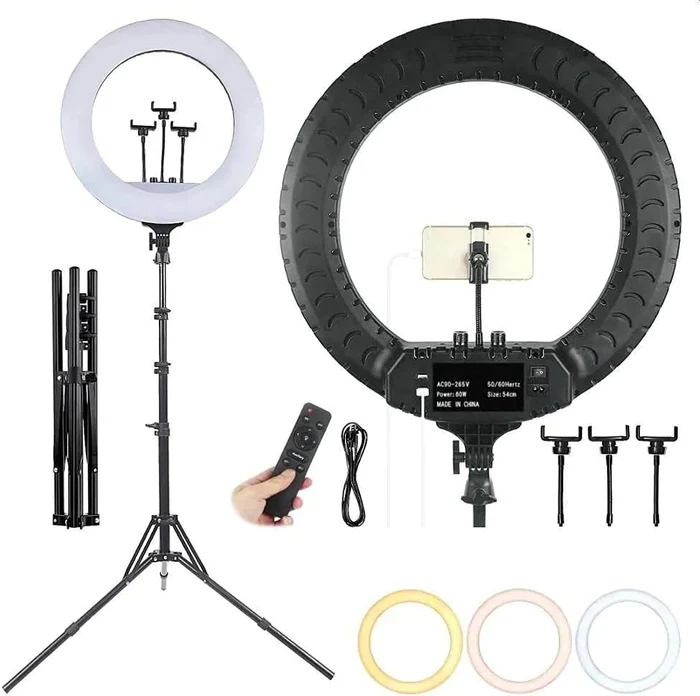 RL-21 LED Soft Ring Light with holder | cam-market.com